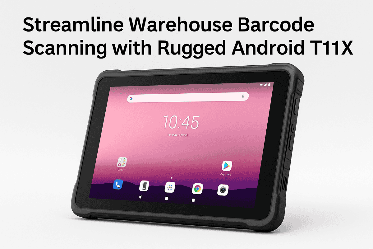 Warehouse Barcode Scanning with a Rugged Android Tablet